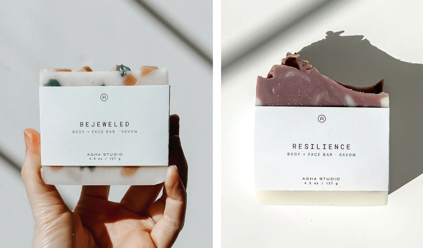 Introducing Our New Body + Face Bars: Resilience and Bejeweled – Agha ...